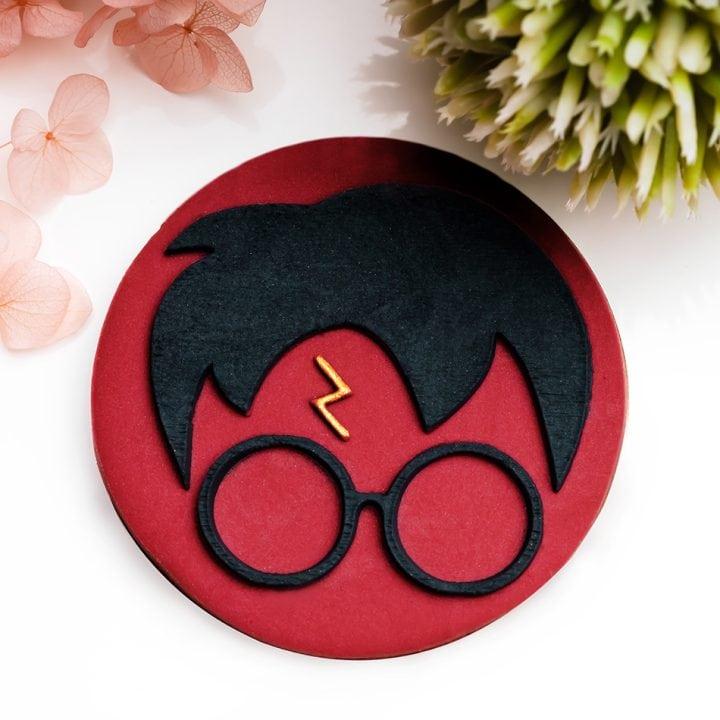 Boy Wizard Face Raised Cookie Stamp, Australian Made, High Quality ...