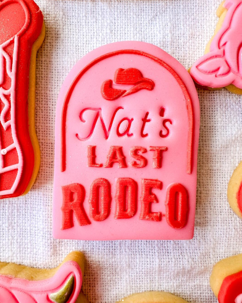 Last Rodeo Raised Cookie Stamp | Cookie Cutters, Cookie Stamps, Fondant ...
