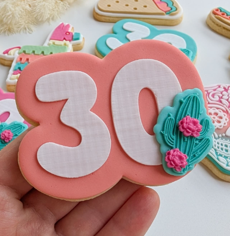 30 Cookie Stamp and Cutter - Cookie Cutters, Cookie Stamps, Fondant ...
